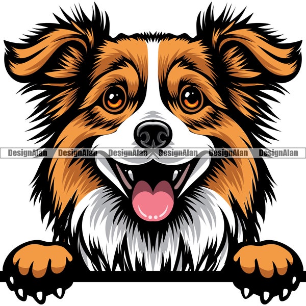 Rough Collie Silhouette Svg - Etsy