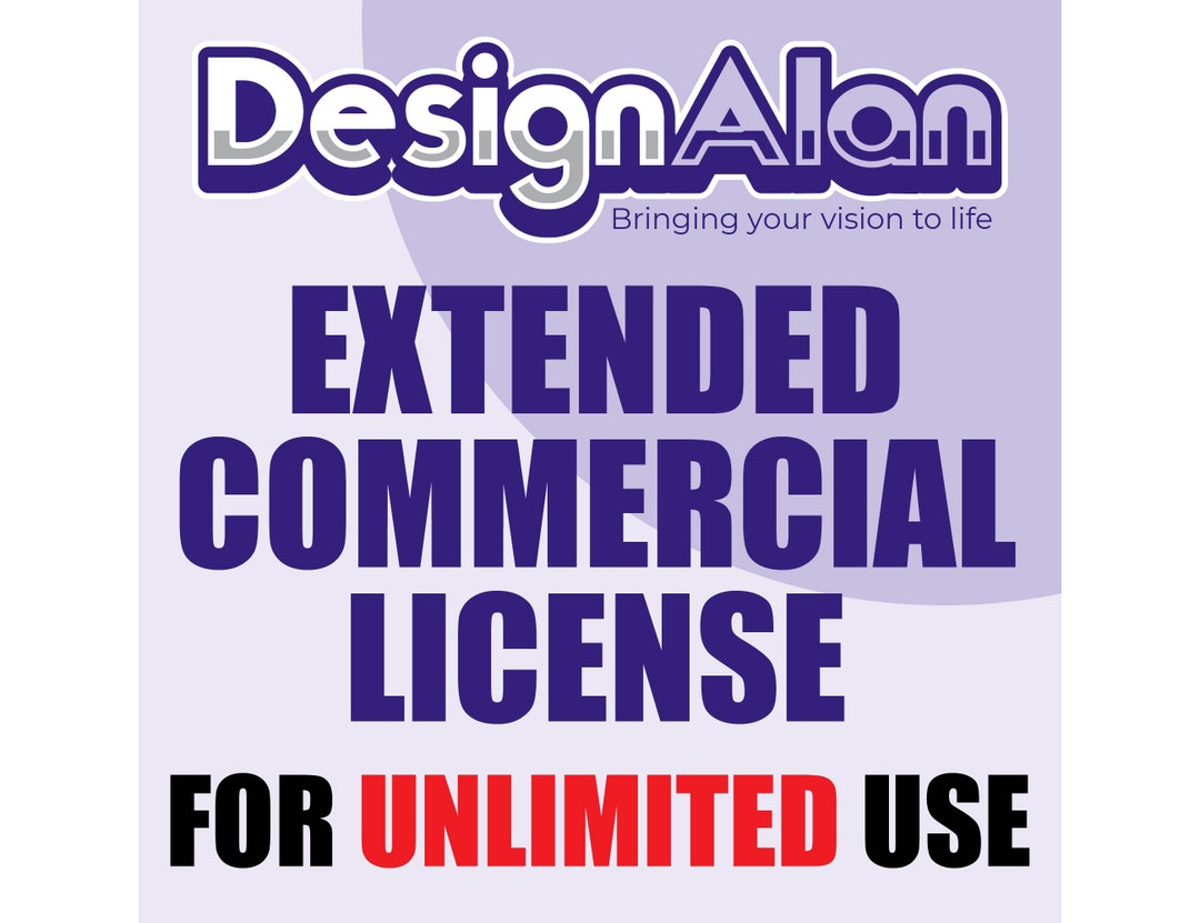 EXTENDED COMMERCIAL LICENSE for One Digital Product Design for One ...