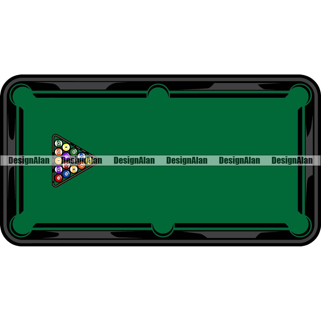 Billiards Pool Table Rack Balls Sports Team Bar Game Competition Hobby ...