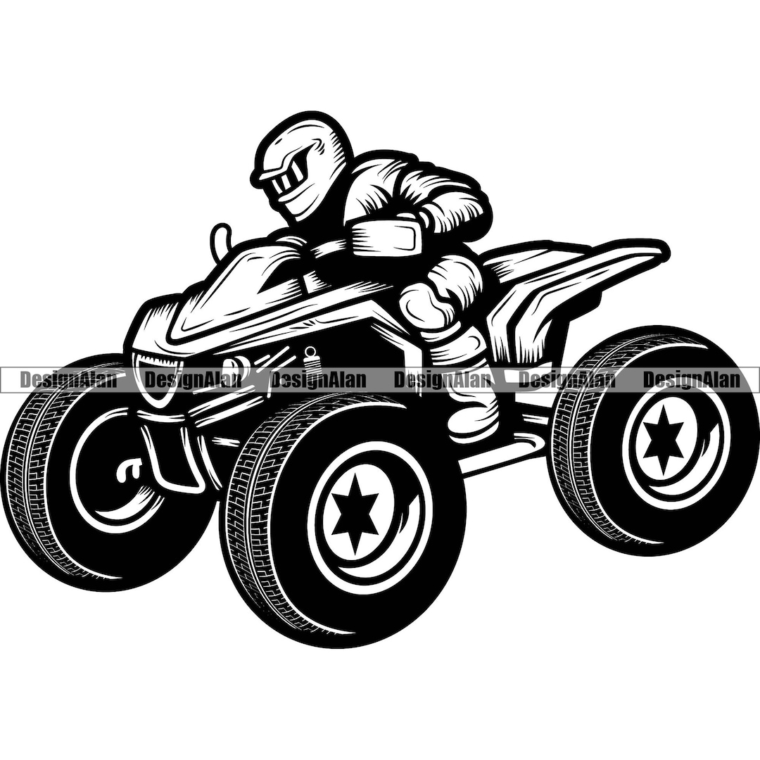 Quadrunner ATV 4x4 Extreme Motor Sports Vehicle Quad Race Bike Racing ...