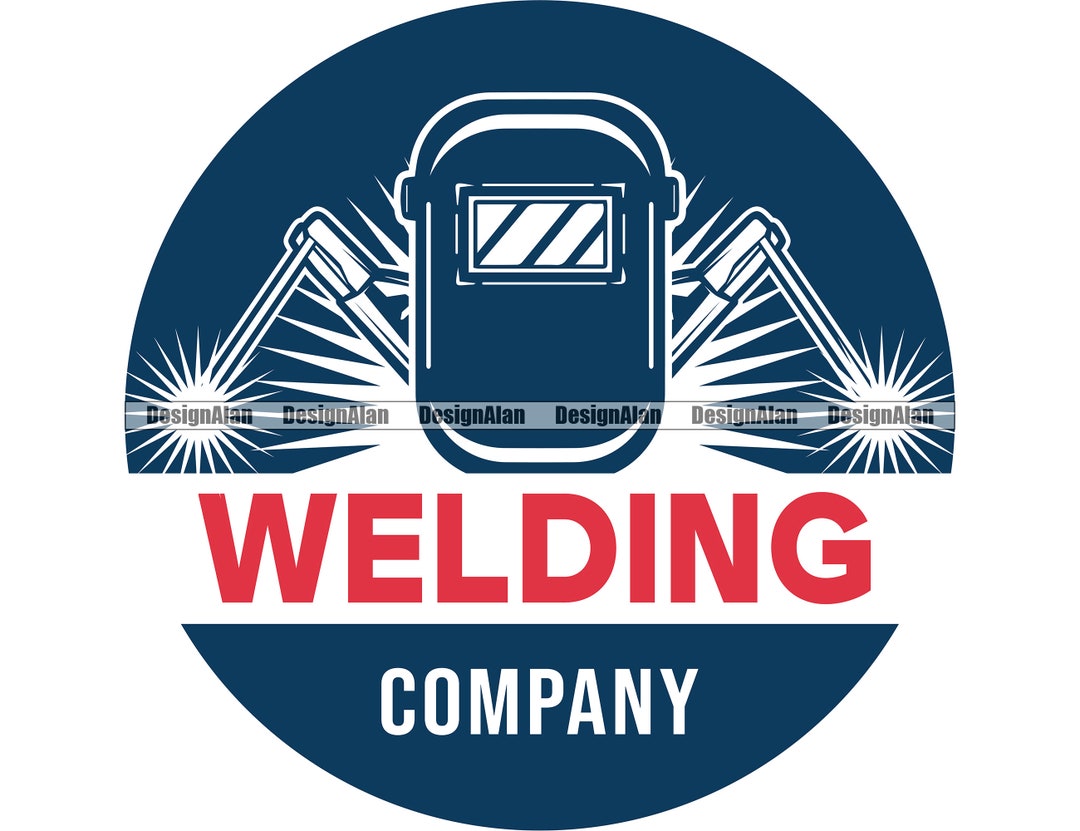 Welding Company Emblem Welder Business House Home Metal Iron Repair ...