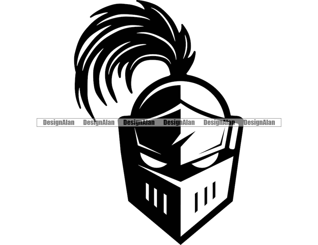 Knight School Mascot Sports Team Fantasy League Cartoon Warrior Soldier ...