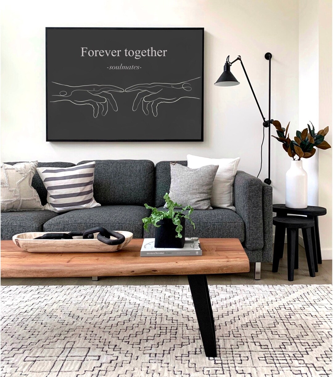 Forever Together Printable Wall Art, Digital Download, Fineline Art - Etsy