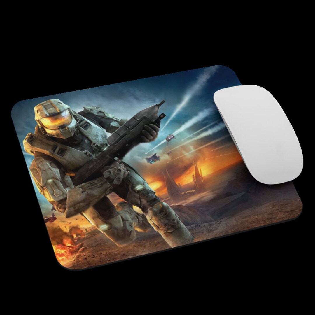 Halo Mouse Pad Gaming Mat High-quality Desk Pad for - Etsy