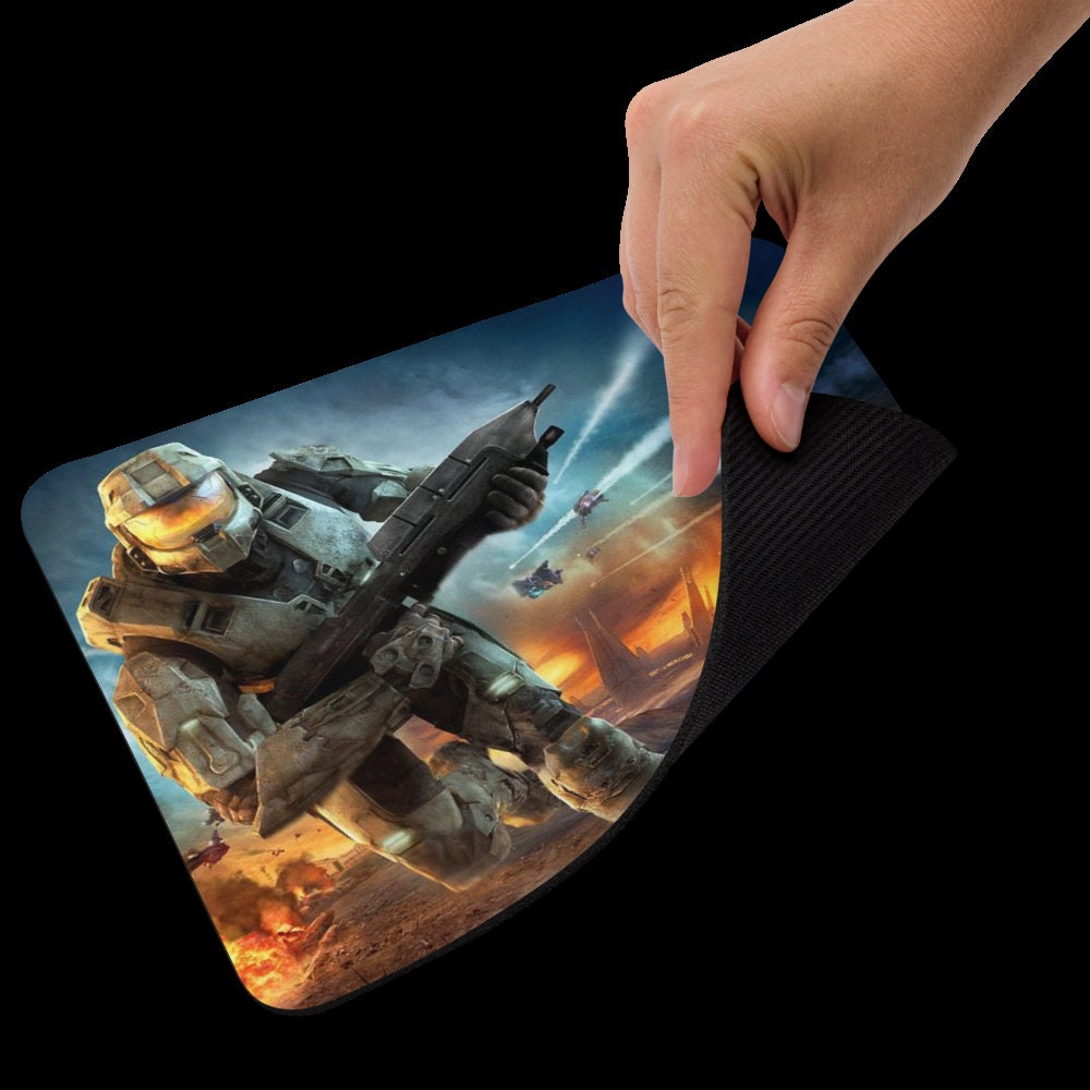 Halo Mouse Pad Gaming Mat High-quality Desk Pad for - Etsy