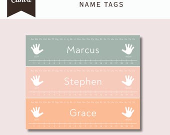 Student Desk Name Labels, Editable Classroom Printables, Student Name ...