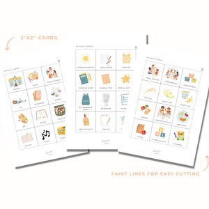 Editable School Routine Cards & Chart, School Schedule, School Routine ...