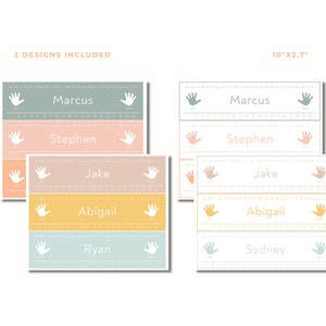 Student Desk Name Labels, Editable Classroom Name Tags, Student Name ...