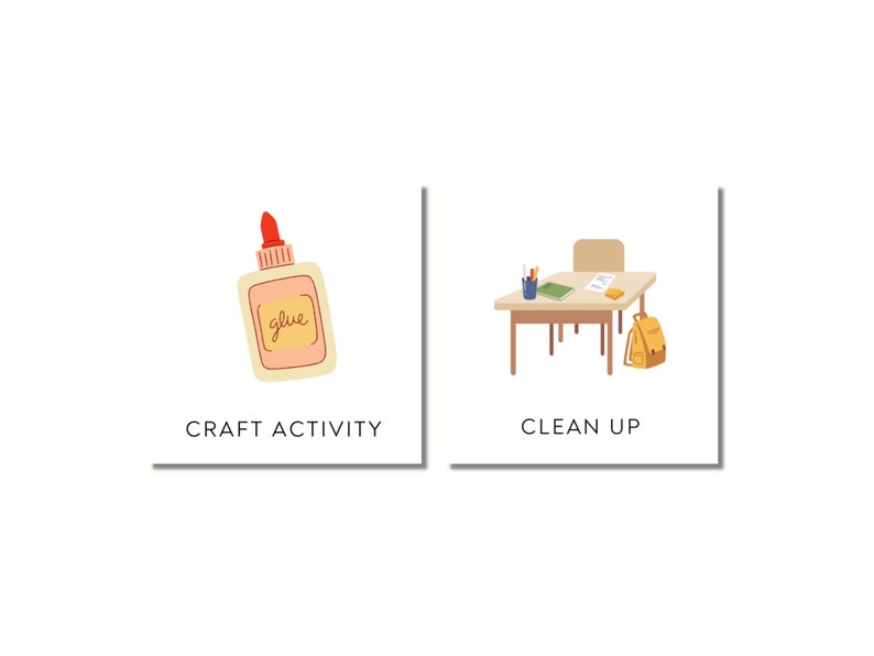 Editable School Routine Cards & Chart, School Schedule, School Routine ...