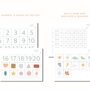 Daily Morning Board, Circle Time, Calendar, Printable, Homeschool ...