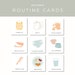 Editable Daily Routine Cards & Chart, Toddler Daily Schedule, Chore ...