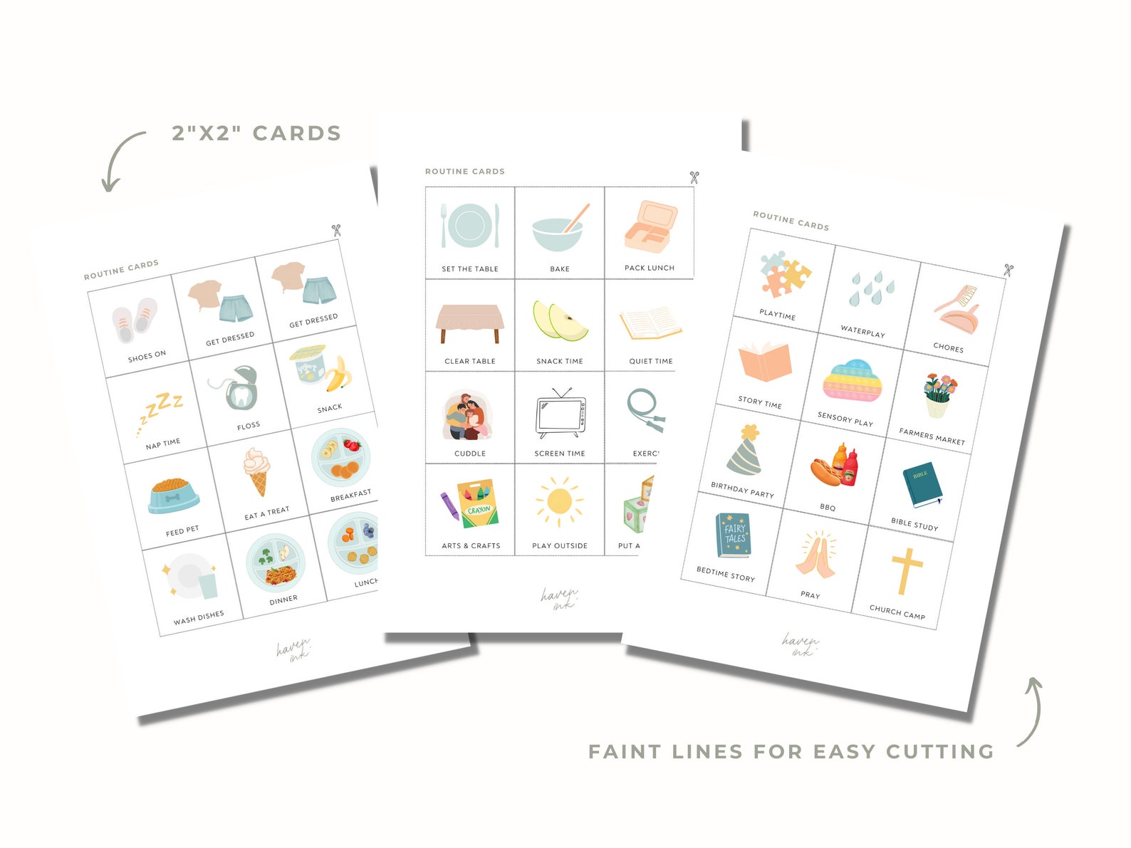 Editable Daily Routine Cards & Chart, Toddler Daily Schedule, Chore ...