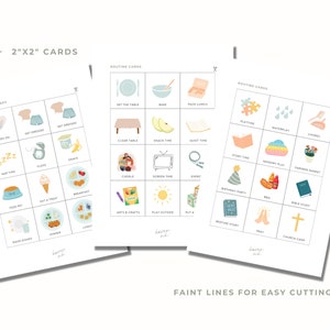 Editable Daily Routine Cards & Chart, Toddler Daily Schedule, Chore ...