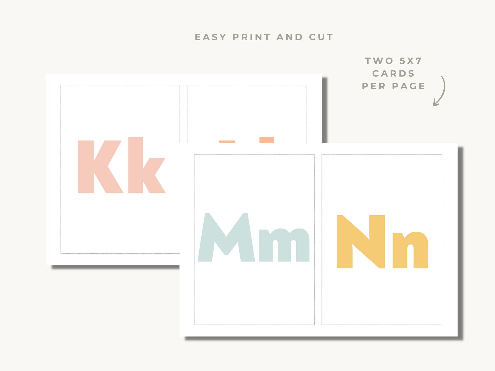 ABC Flash Cards, Educational Cards, A-Z Cards, Alphabet Flashcards ...