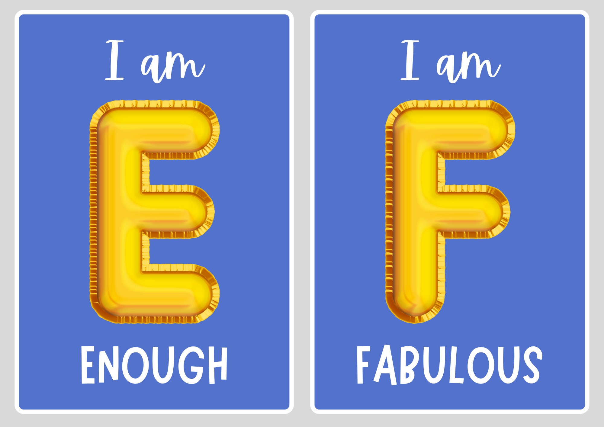 Golden Affirmations: A Positive Alphabet Adventure - Etsy