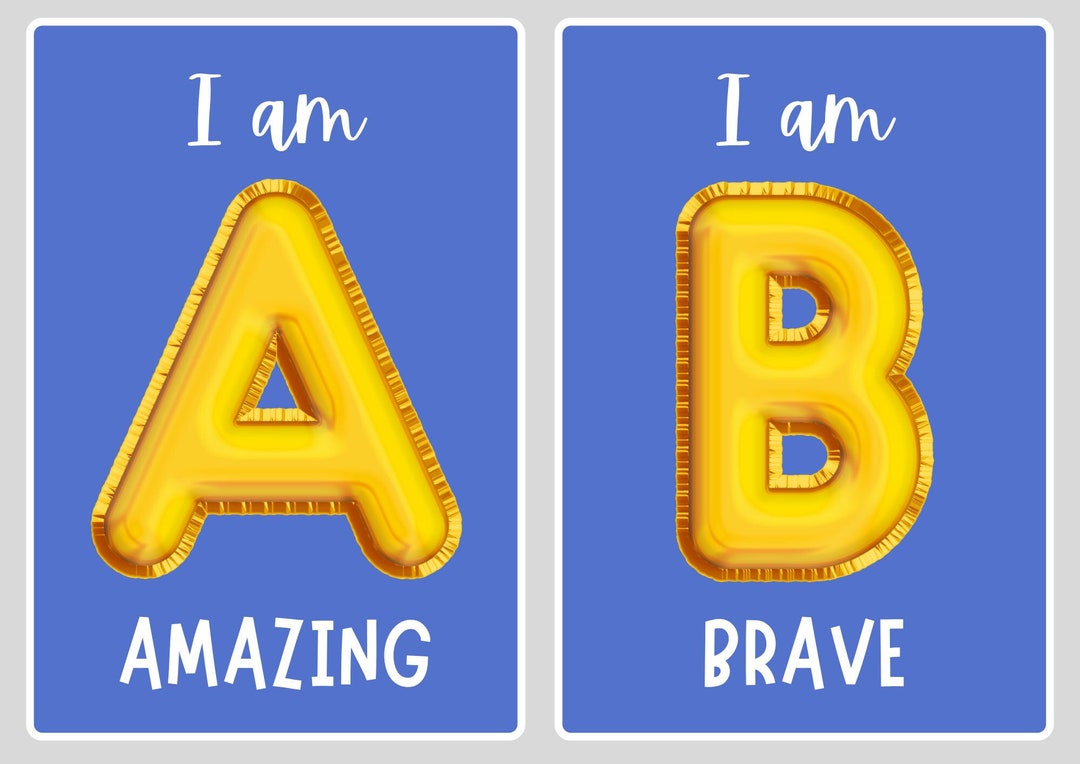 Golden Affirmations: A Positive Alphabet Adventure - Etsy