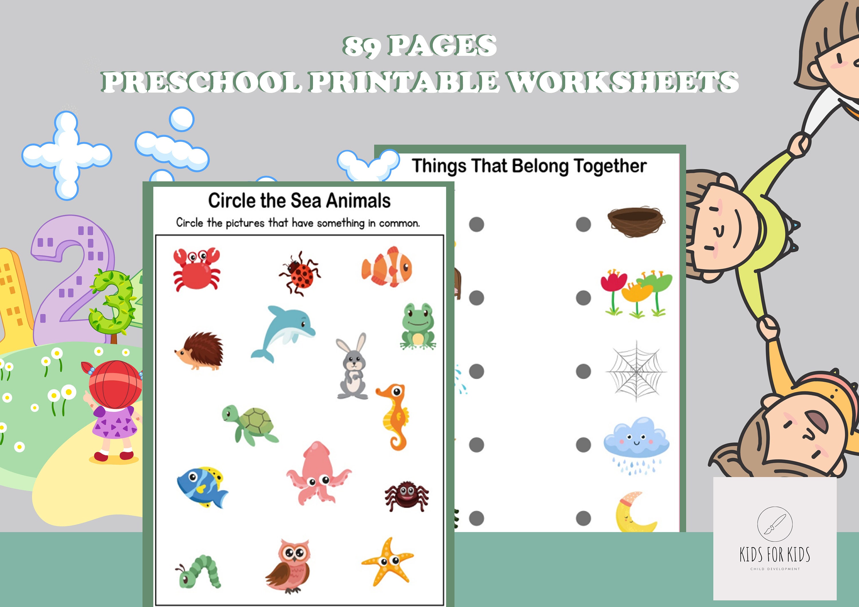 Fun Preschool Learning Printables Engaging Worksheets for Skill ...