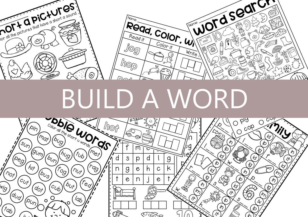 Preschool Pre-k Kindergarten Learning Bundle Activity - Etsy