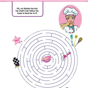 Barbie Preschool Pre-k Kindergarten Learning Bundle Activity Worksheets ...