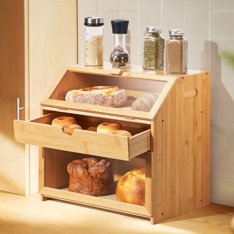 Wood Bread Box - Etsy