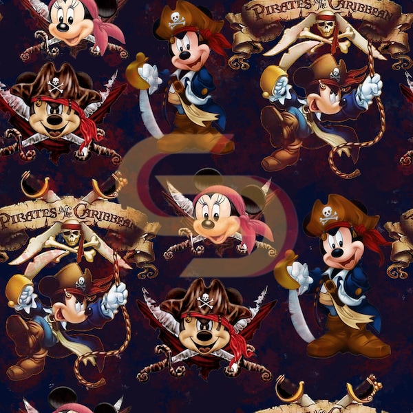 Pirate Mickey Mouse - Etsy
