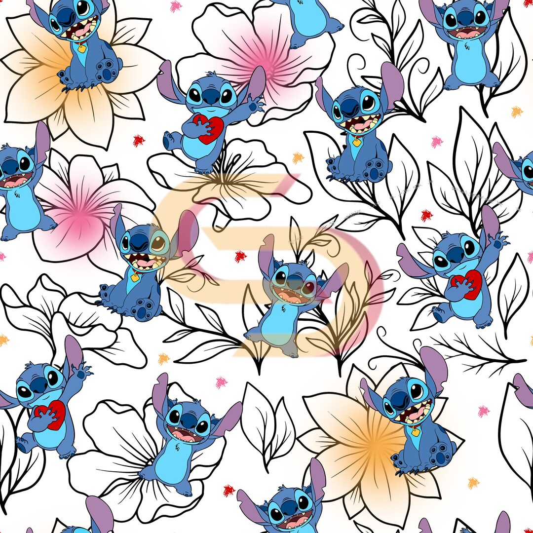 Lilo Seamless Pattern Fabric Sublimation - Etsy