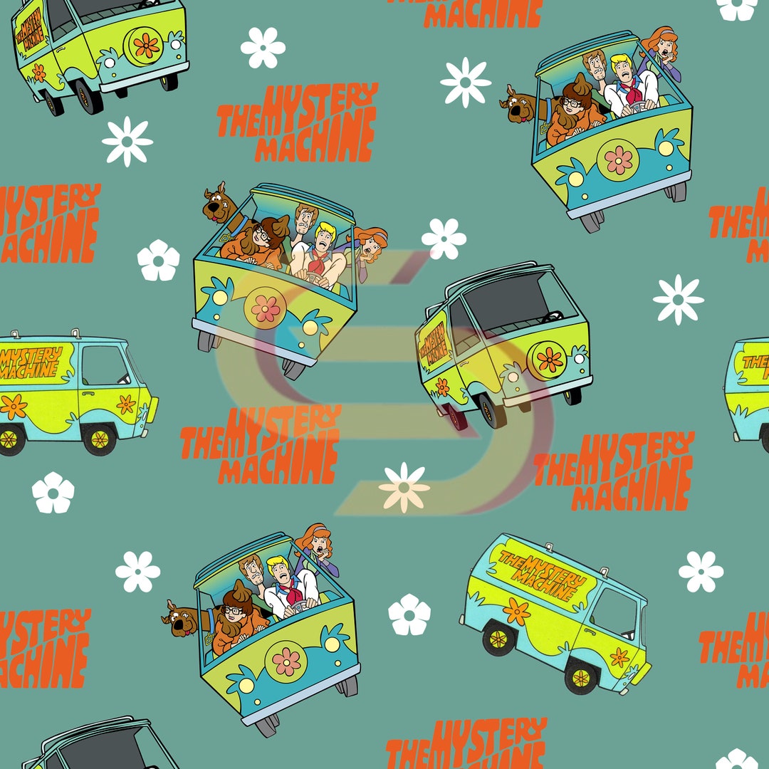Camelot Scooby Seamless Pattern, Cartoon Seamless Design, Fabric ...