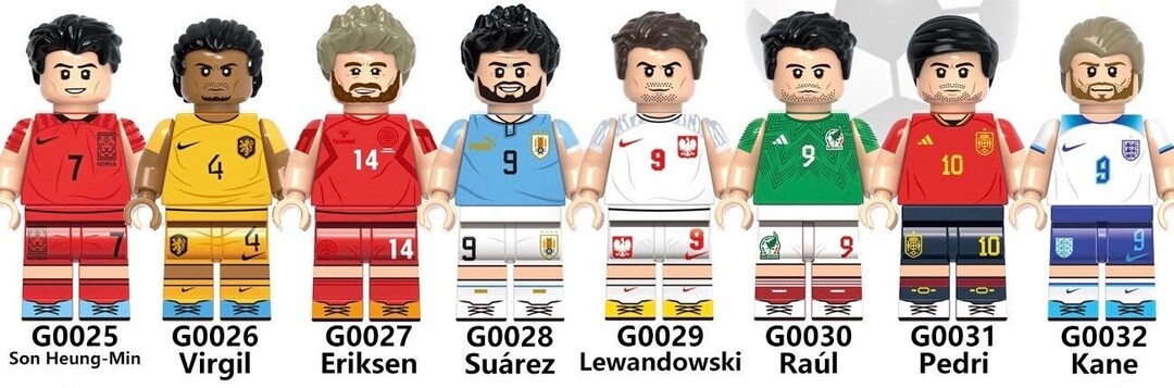 Set B: Toy & Figure for Football Player Characters - Etsy