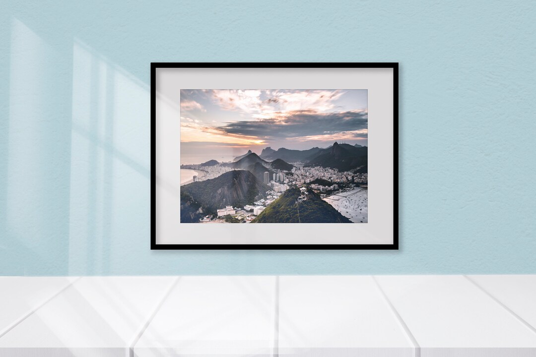 Digital Download of Rio De Janeiro, Printable Color Photo Poster, Rio ...