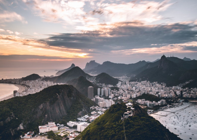 Digital Download of Rio De Janeiro, Printable Color Photo Poster, Rio ...