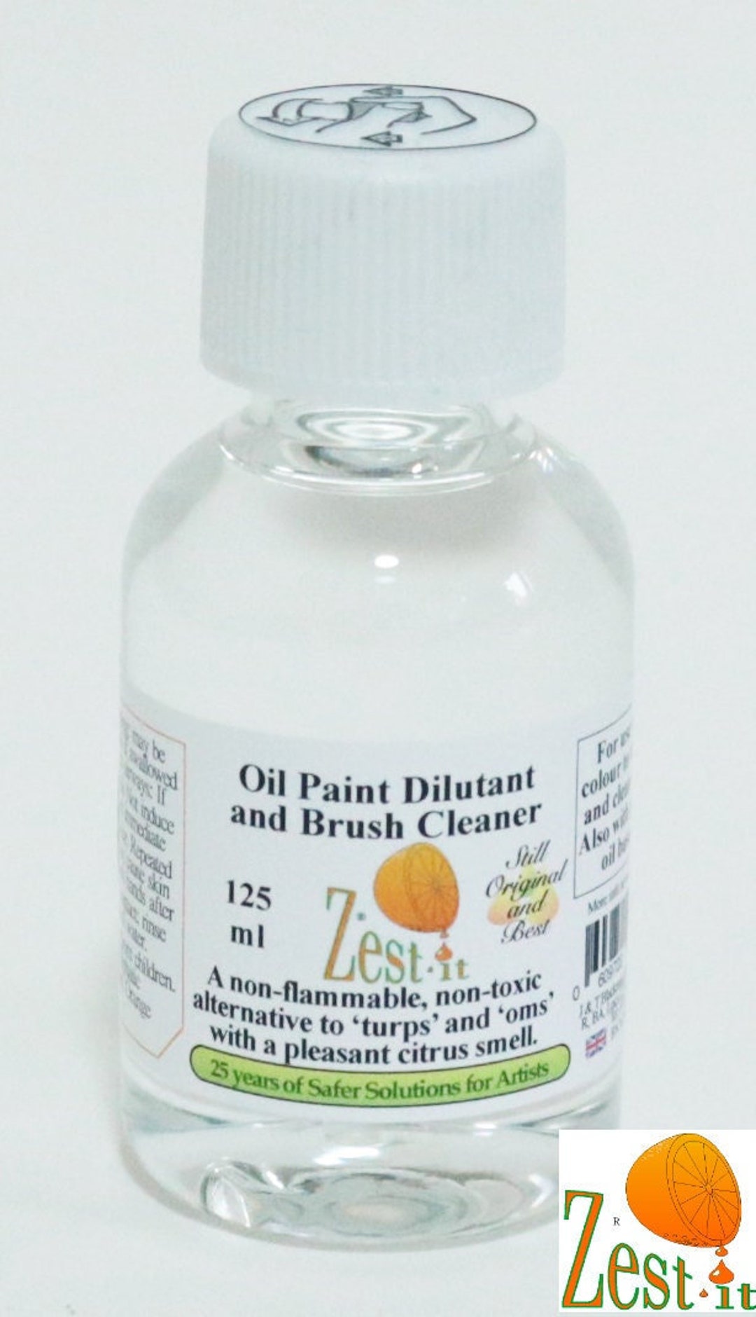 125ml Zest-it® Oil Paint Dilutant and Brush Cleaner. Cleans Your ...
