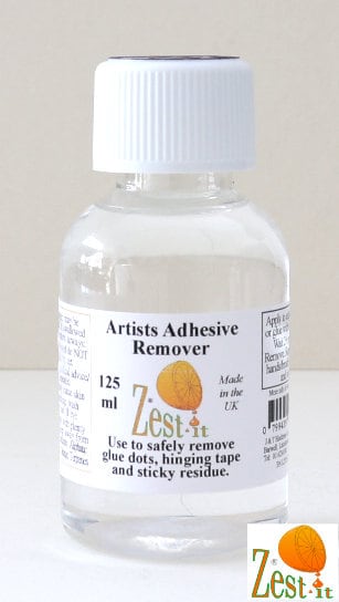 Zest-it® Artist Adhesive Remover - Safely Removes Hinging Tape, Glue ...