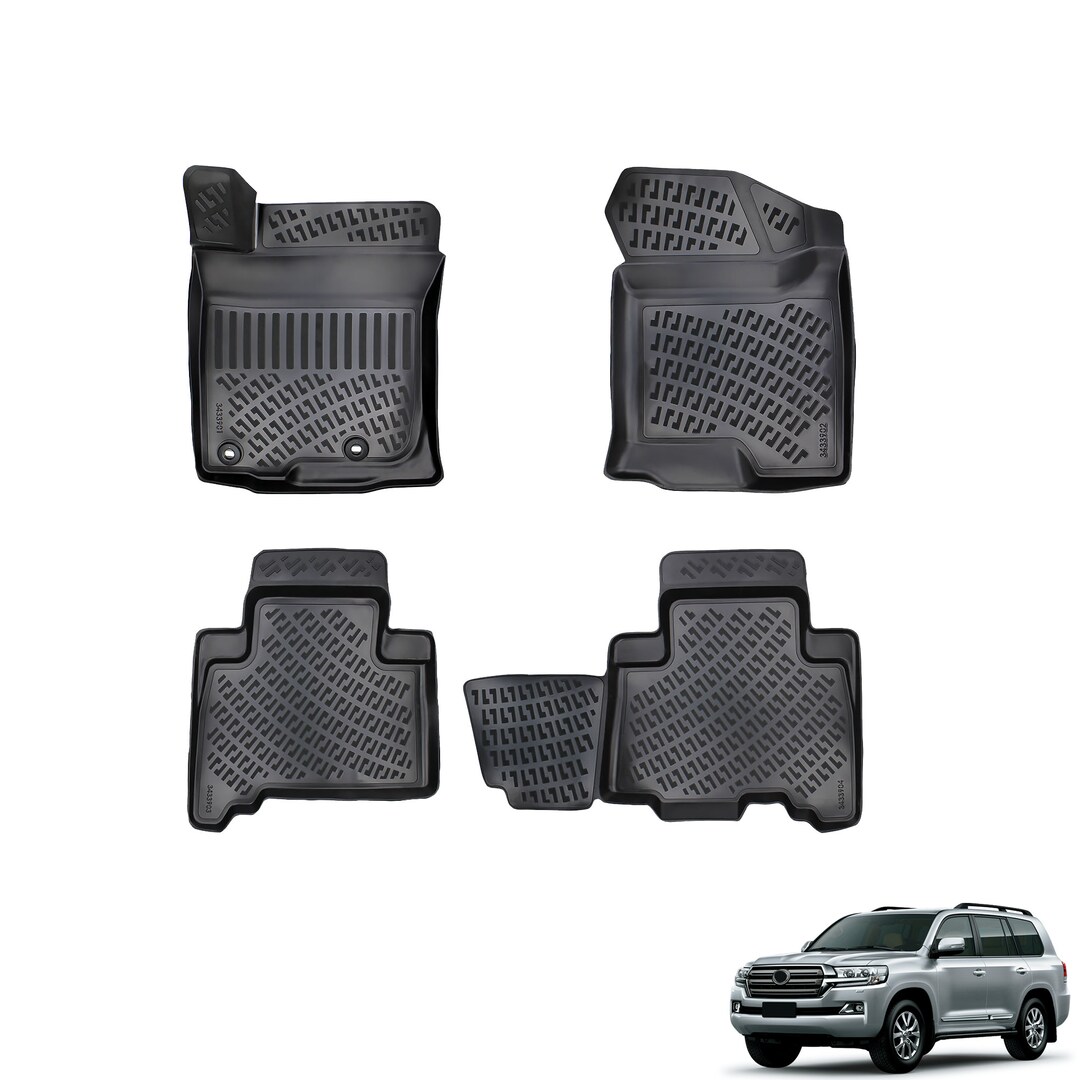 Floor Mats & Cargo Liner Set for Toyota Land Cruiser Prado J150 2009 ...