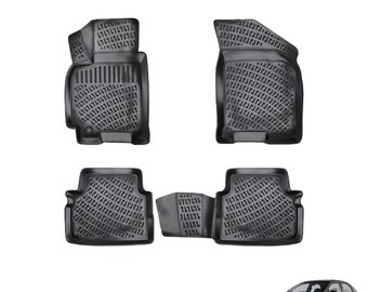 Fits Mercedes GLK 2008-2015 Floor Mats Front & Rear All Wheather Custom ...