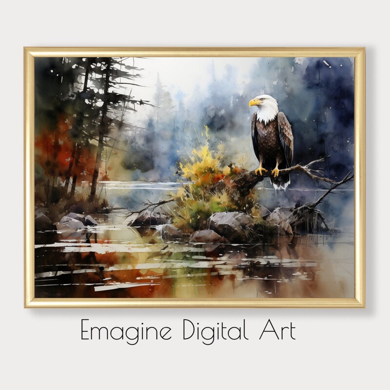 Bald Eagle Paintings - Etsy