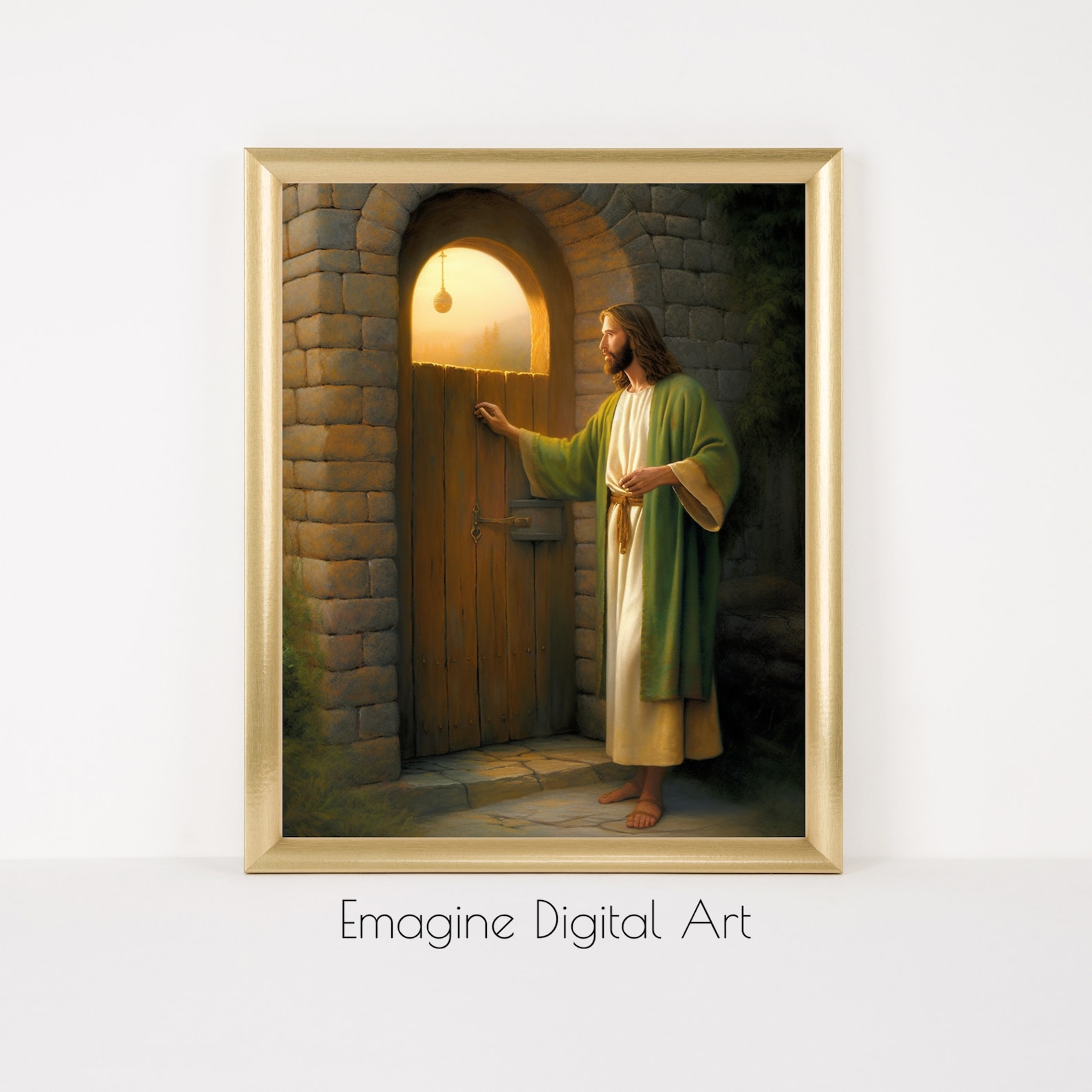 PRINTABLE ART | Jesus Christ Knocking at the Door | Christian Art ...