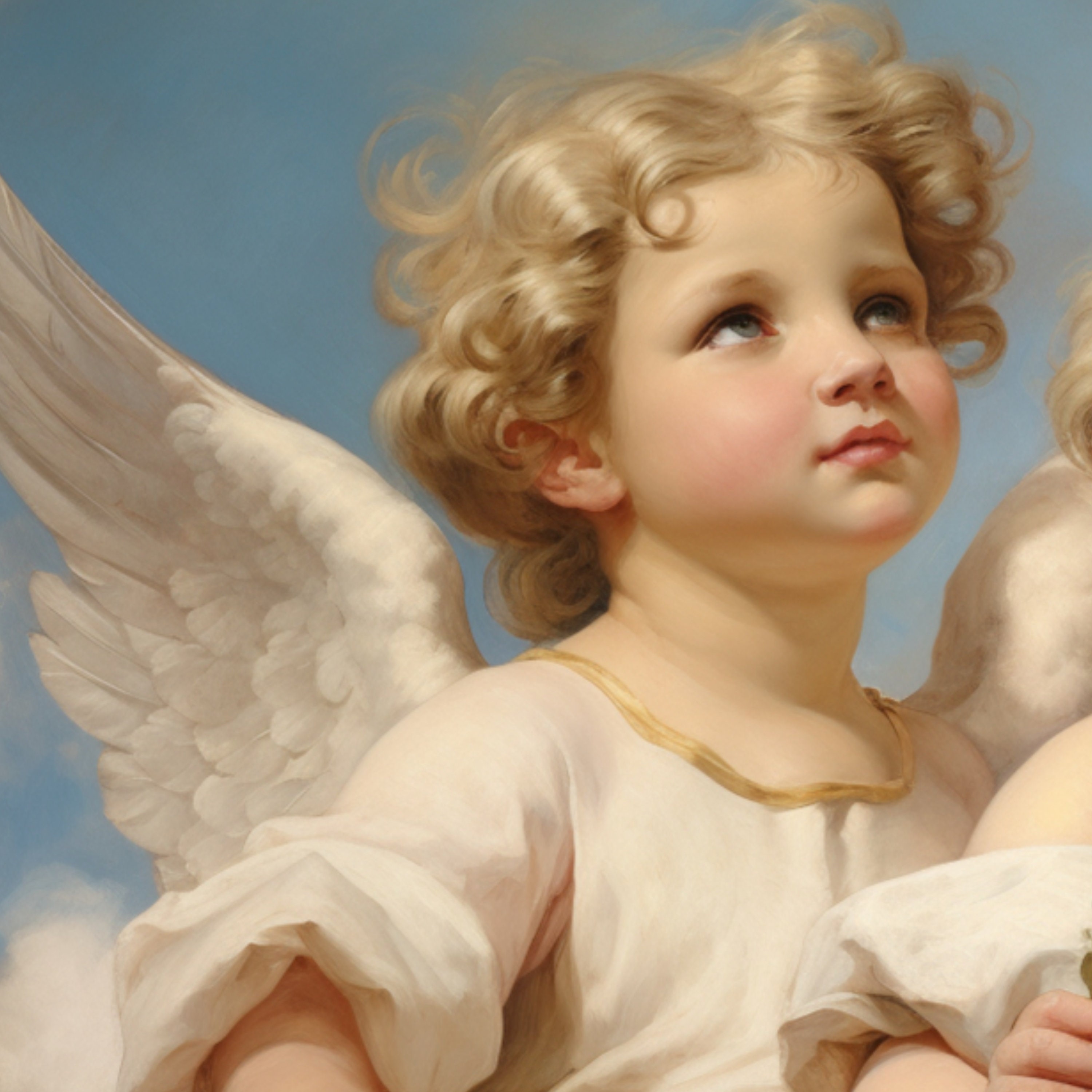 PRINTABLE ART Cherubs in Heaven Angels Bible Art Religious Wall Decor ...