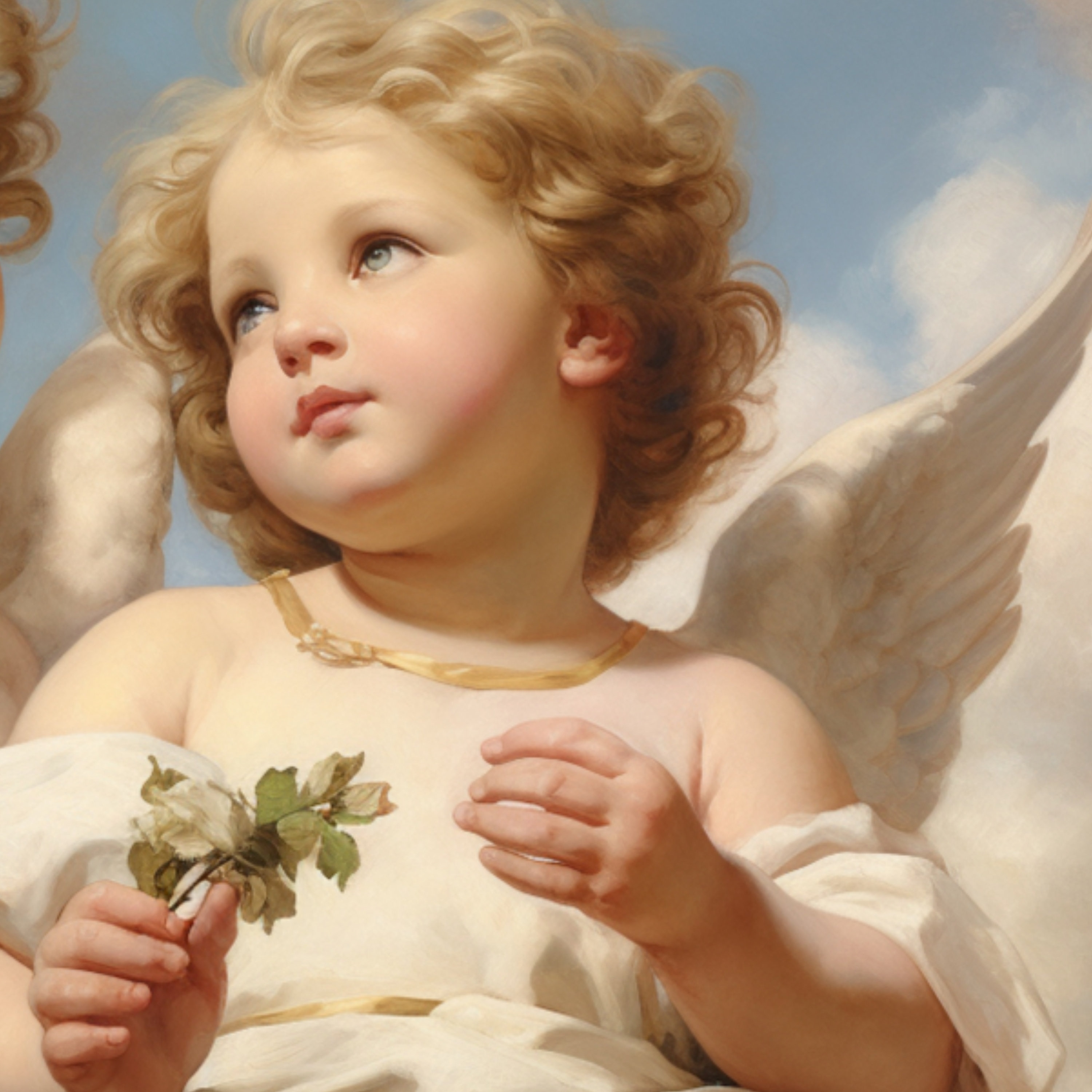 PRINTABLE ART Cherubs in Heaven Angels Bible Art Religious Wall Decor ...