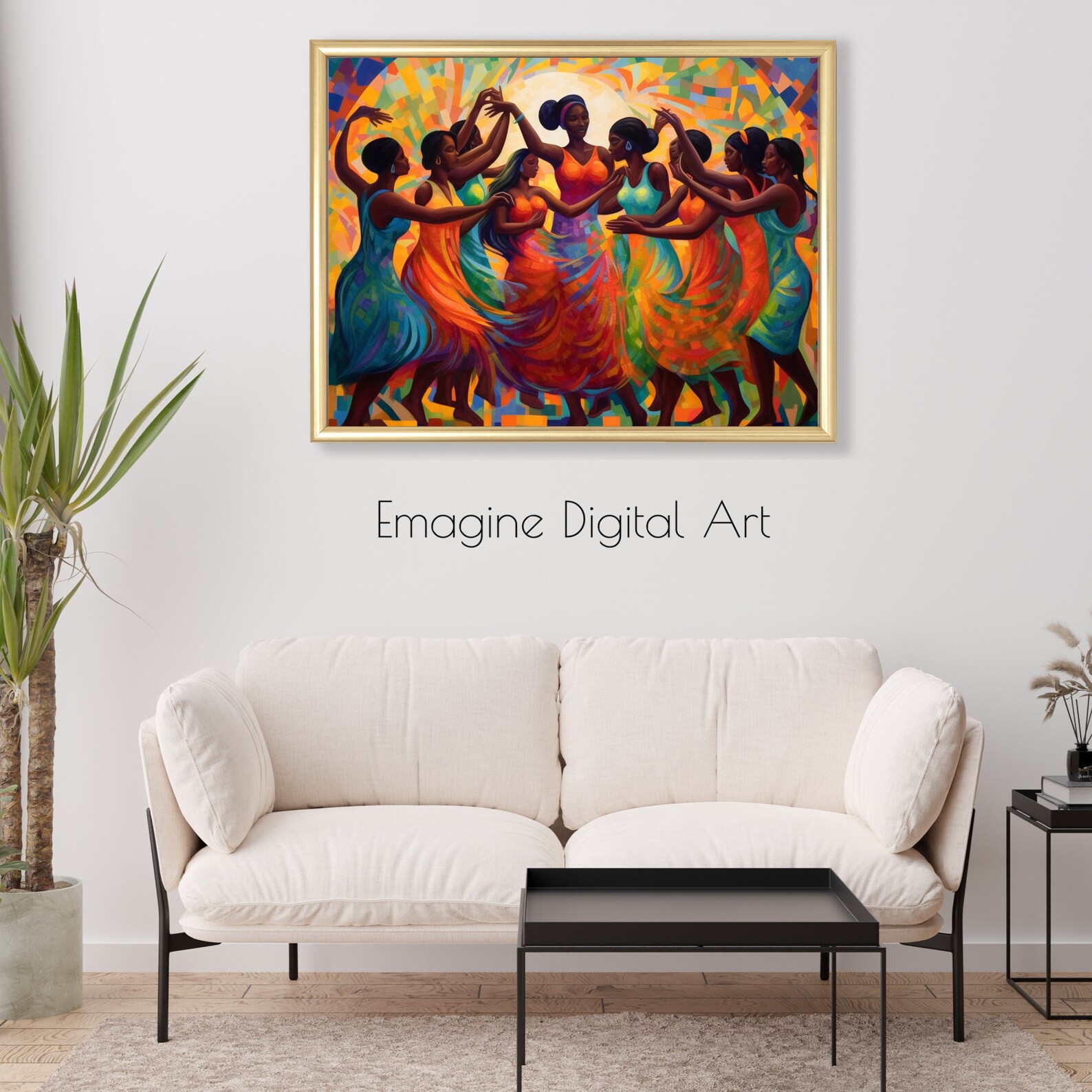 Celebration Dance Art Print | African-american Women (digital Download ...