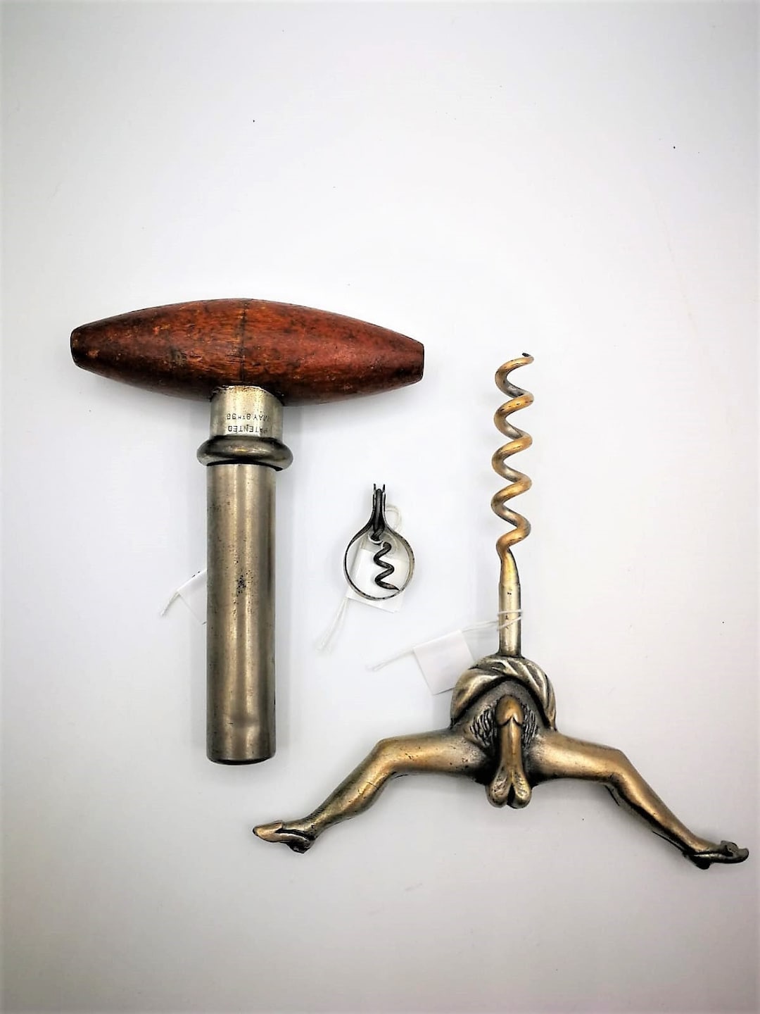 Lot of Three Antique 19th Century Corkscrews - Etsy