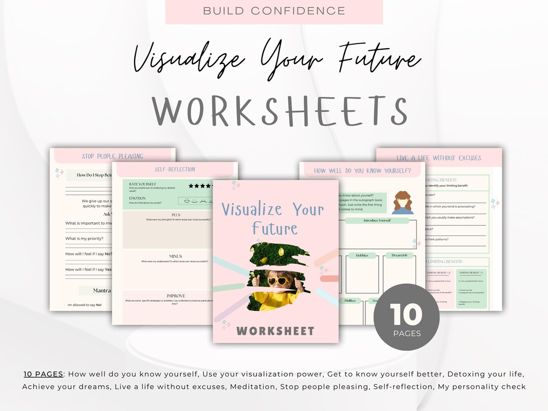 2025 Printable Visualize Your Future Worksheets Printable Worksheet ...