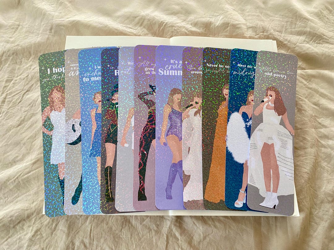 Taylor Swift Holographic Bookmarks Taylor Album the Eras Tour Taylor ...