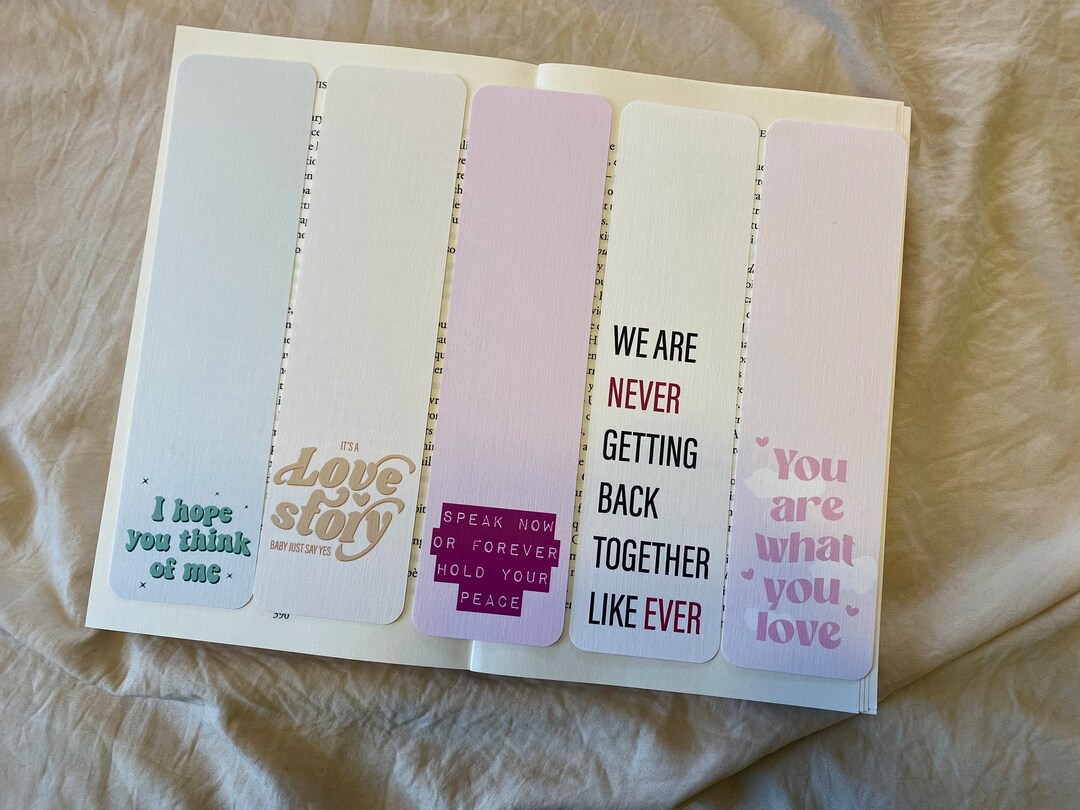 Taylor Swift Bookmarks Taylor Album the Eras Tour Taylor Swift Fan Gift ...