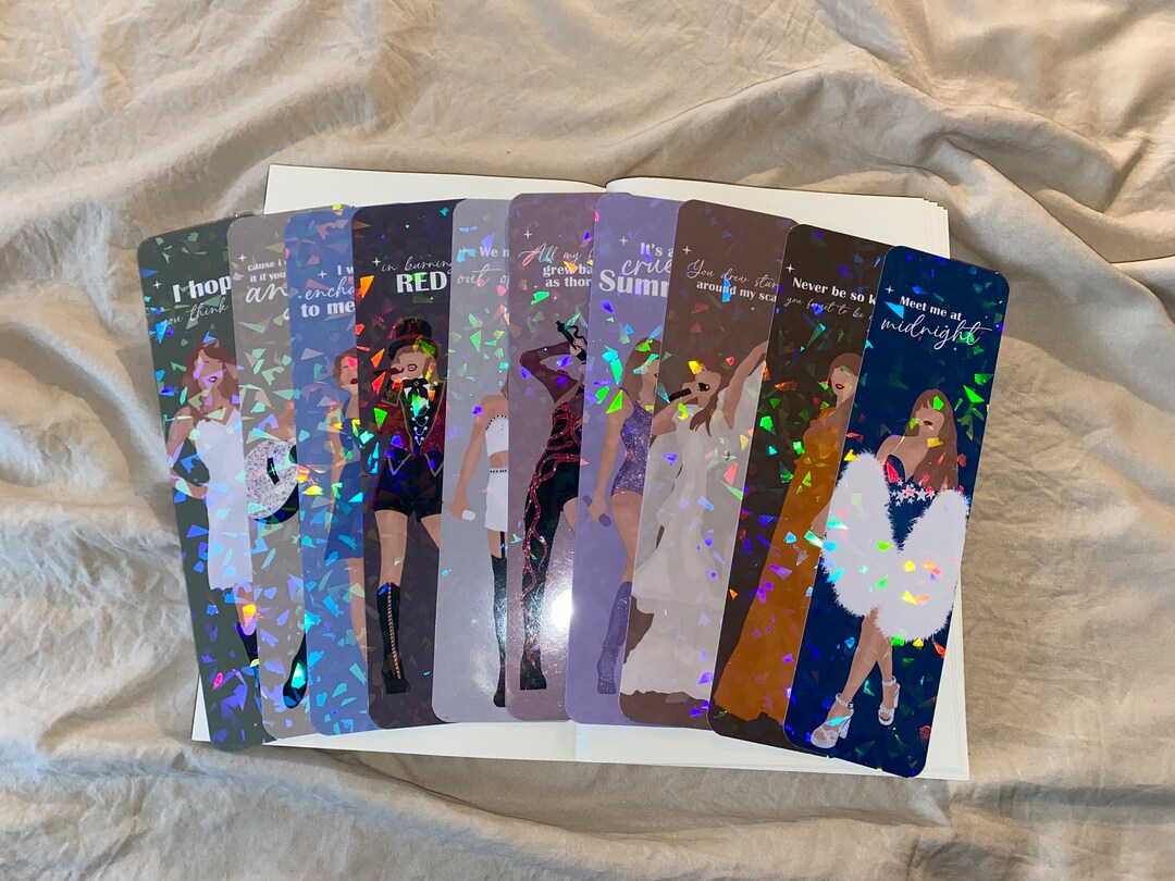 Taylor Swift Holographic Bookmarks Taylor Album the Eras Tour Taylor ...