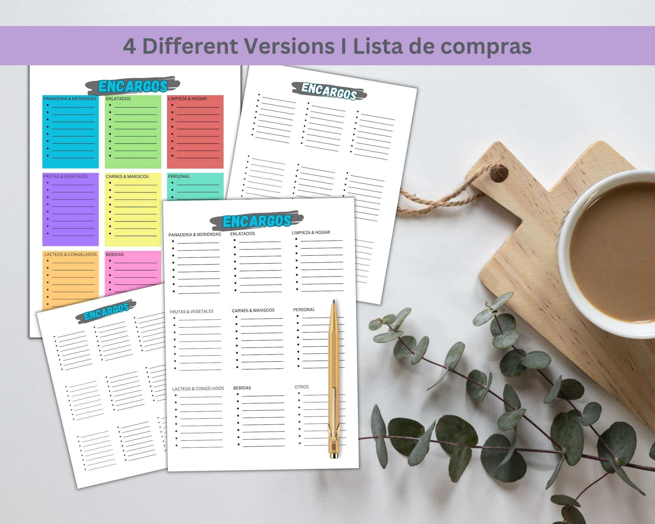 Grocery List, Lista De Compras En Espanol, Grocery Planning, Encargos ...