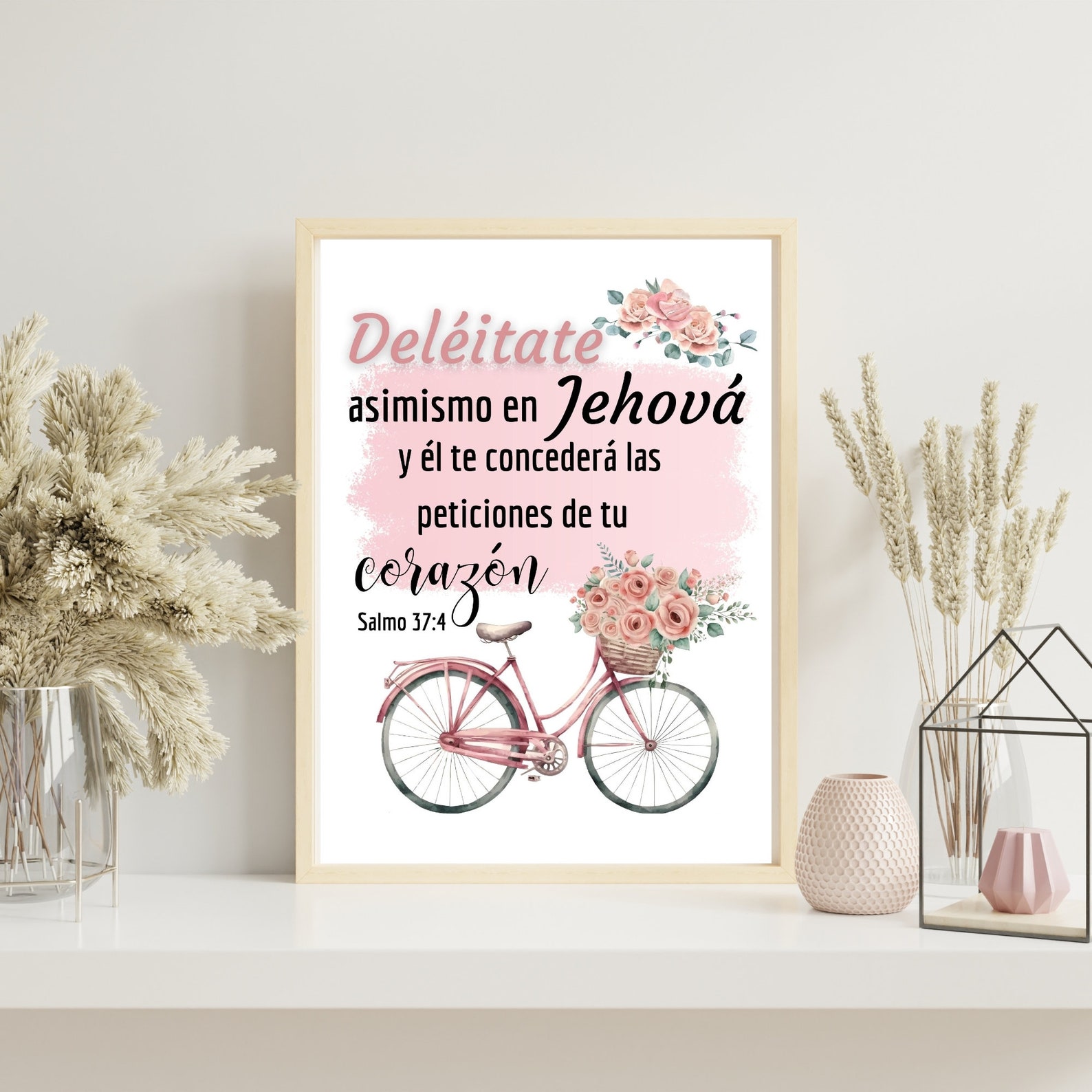 Spanish Bible Verse Print, Spanish Wall Art Home Decor, Spanish Home ...