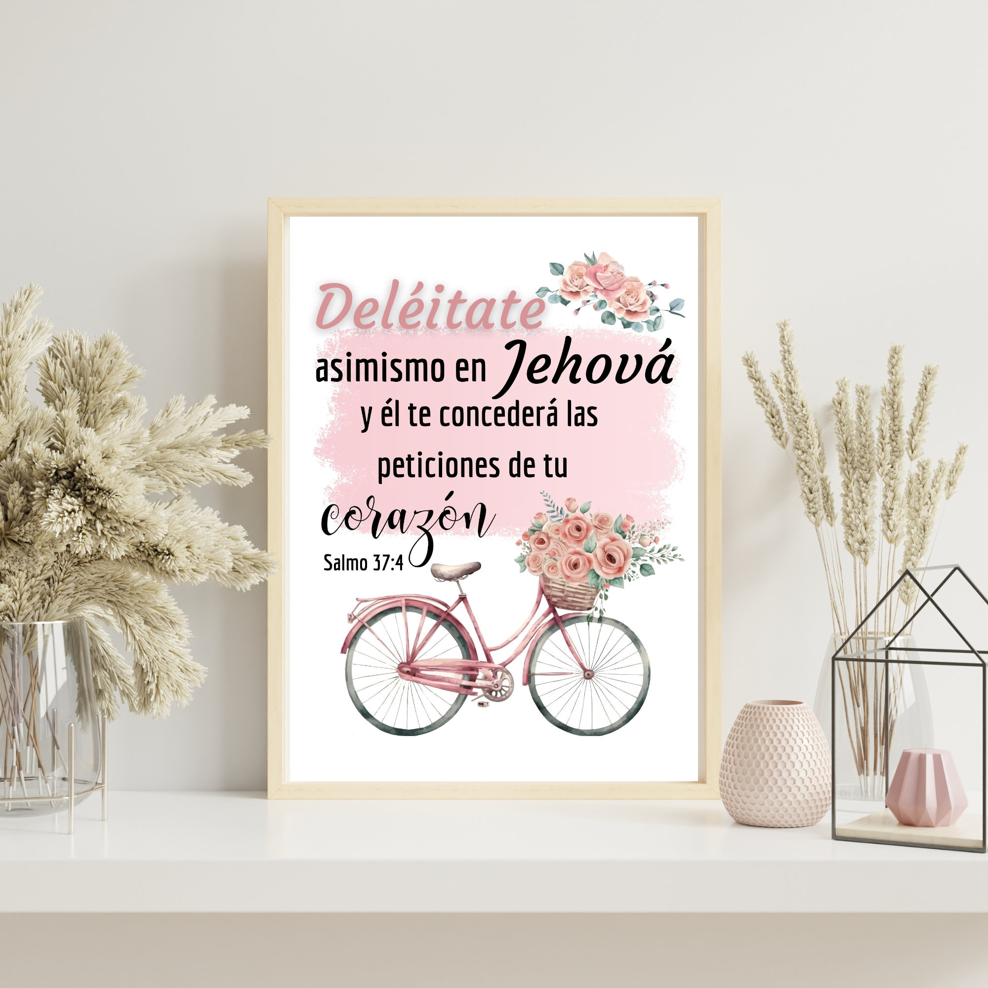 Spanish Bible Verse Print, Spanish Wall Art Home Decor, Spanish Home ...