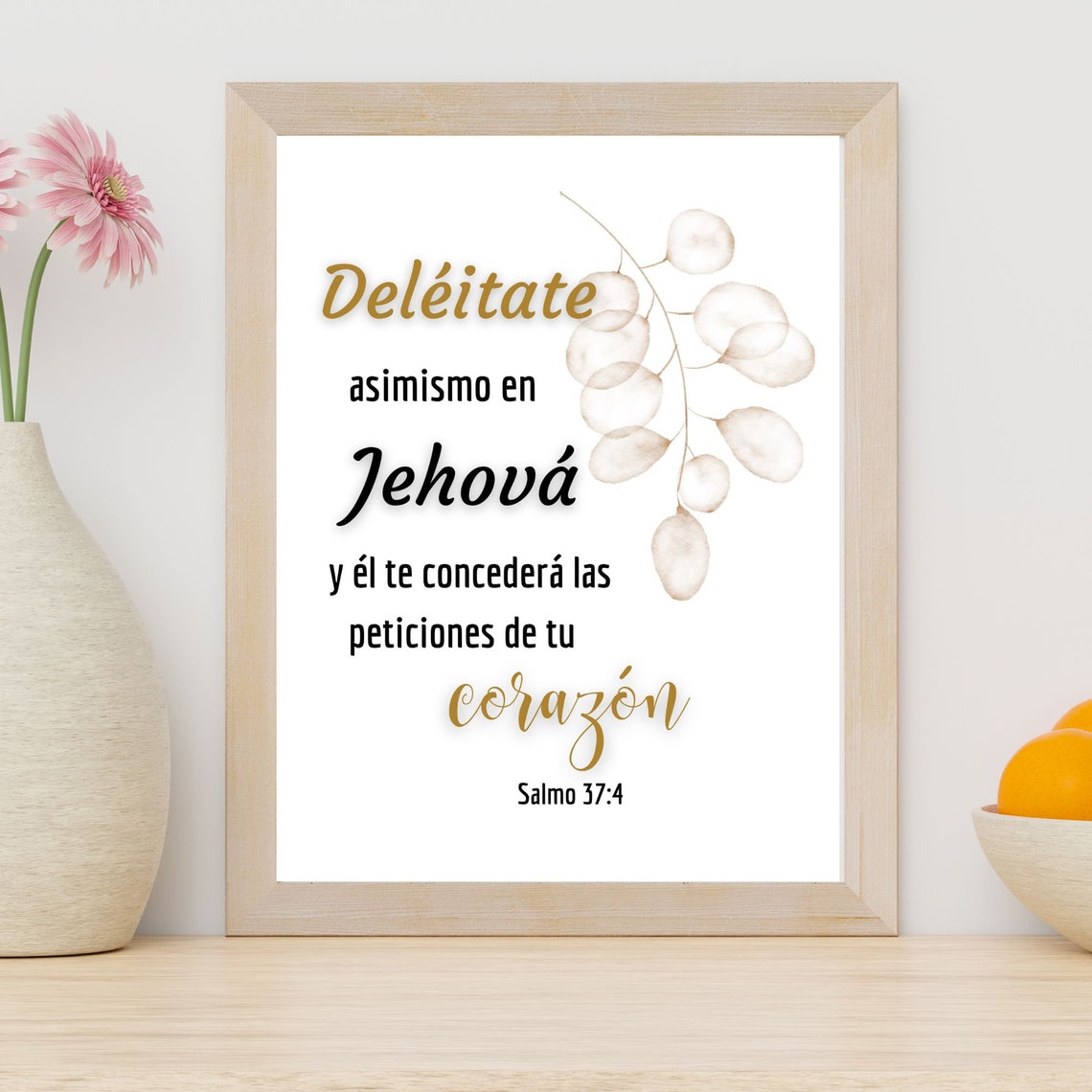 Spanish Bible Verse Print Spanish Wall Art Home Decor - Etsy