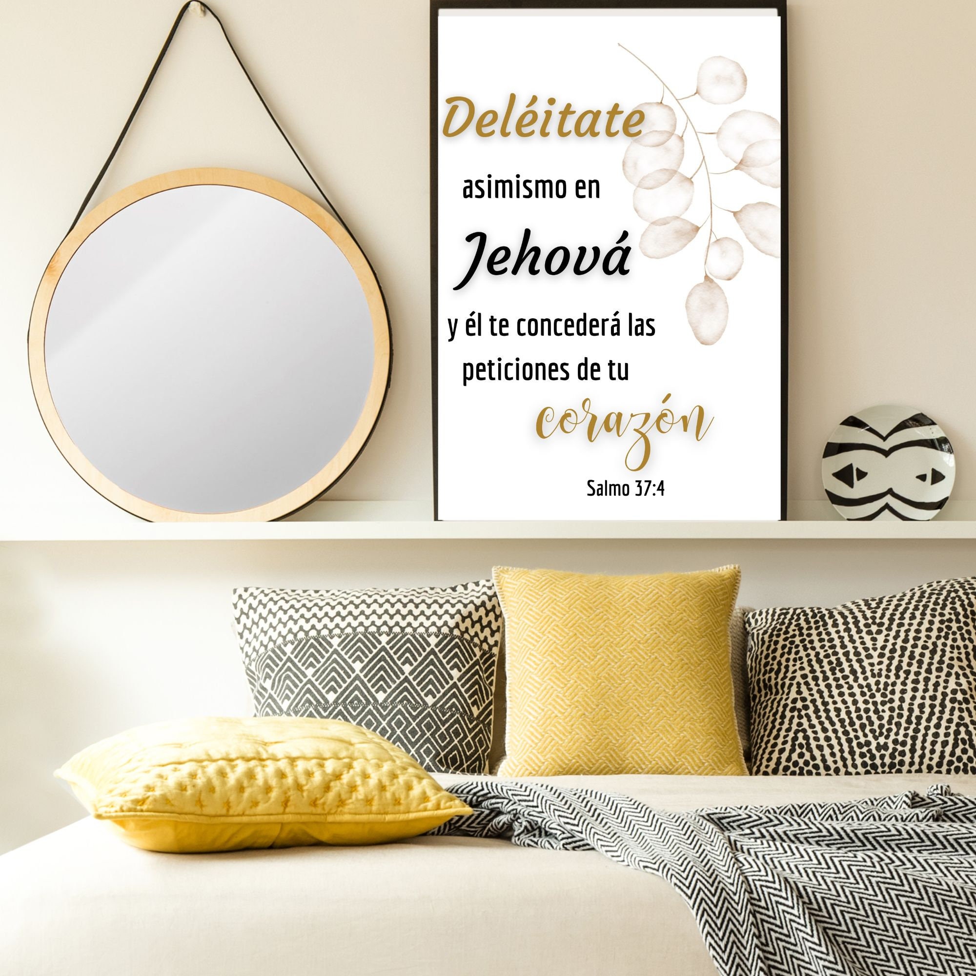 Spanish Bible Verse Print, Spanish Wall Art Home Decor, Spanish Home ...