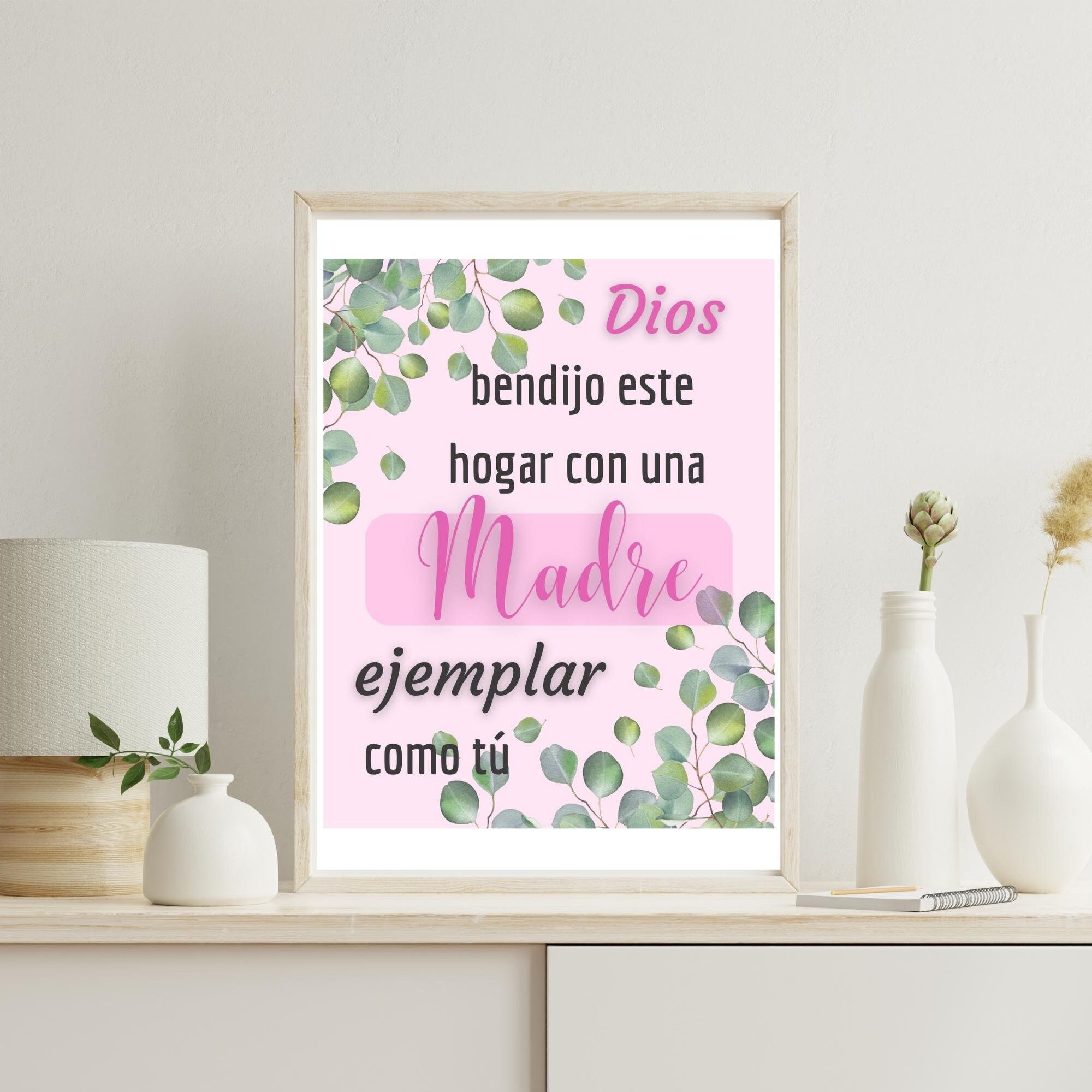 Spanish Wall Art Print, Mothers Day Print, Spanish Wall Art Home Decor ...